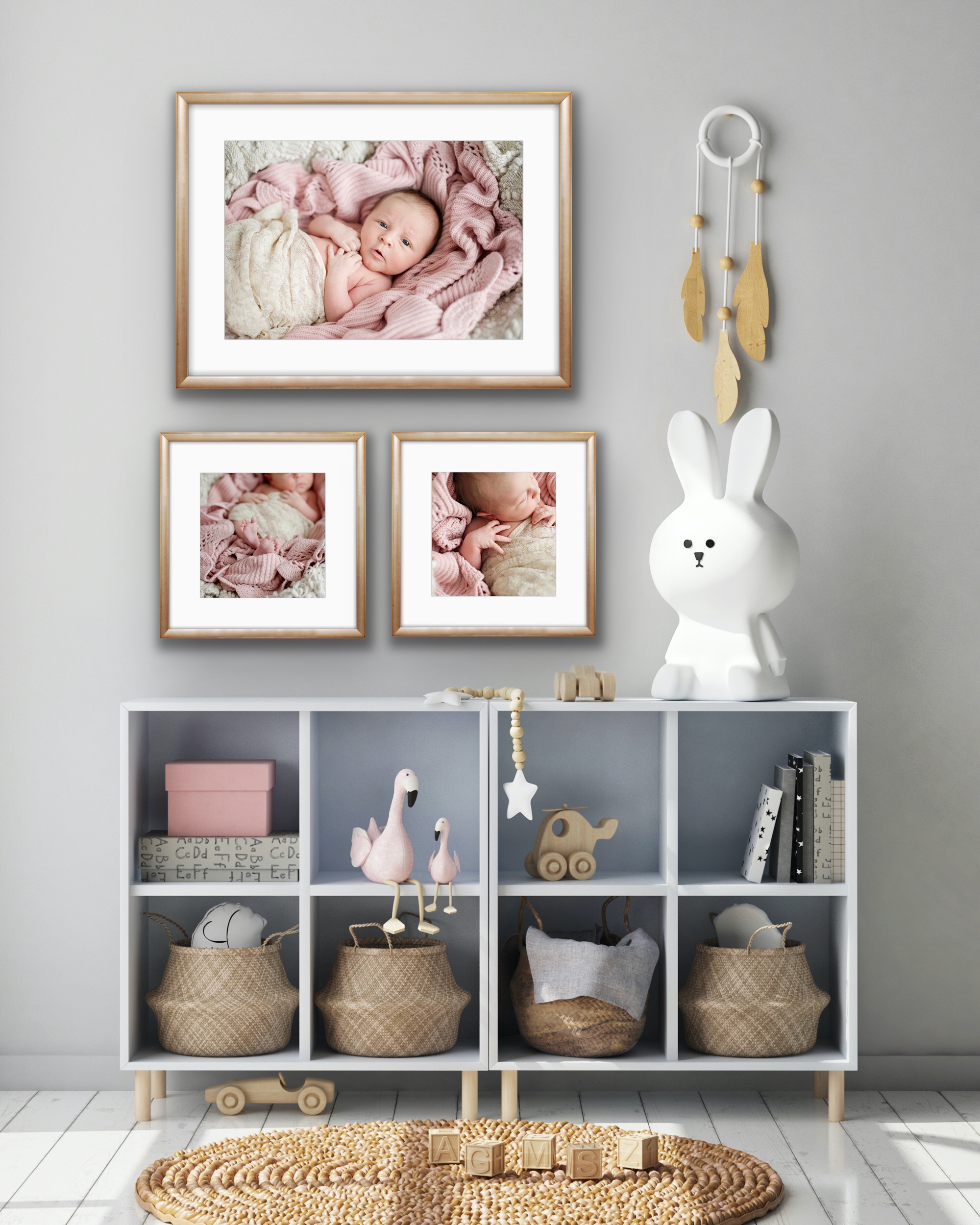 Displaying Baby Photos - Captured Simplicity Child & Family Photographer